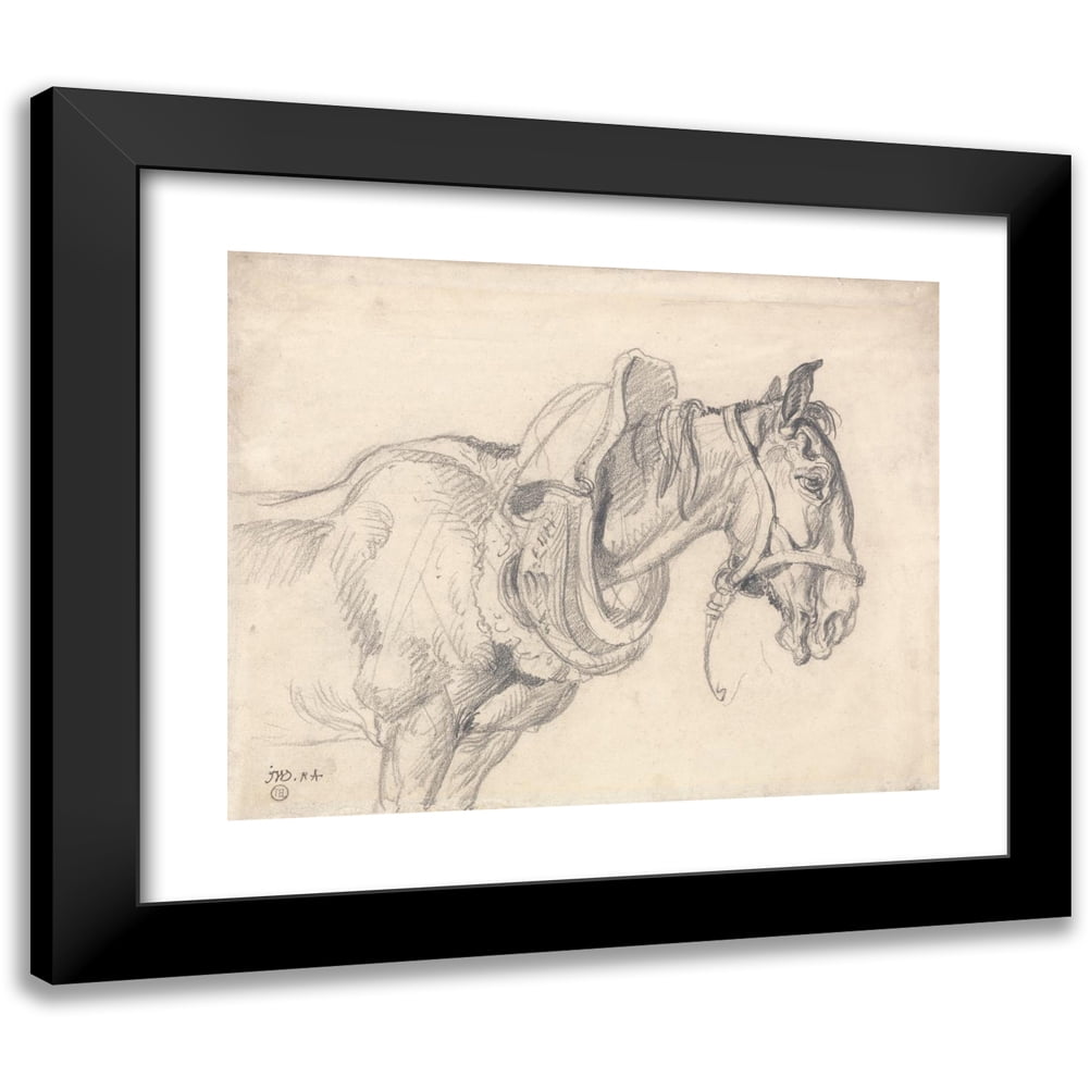 James Ward 18x15 Black Modern Framed Museum Art Print Titled - Head and ...