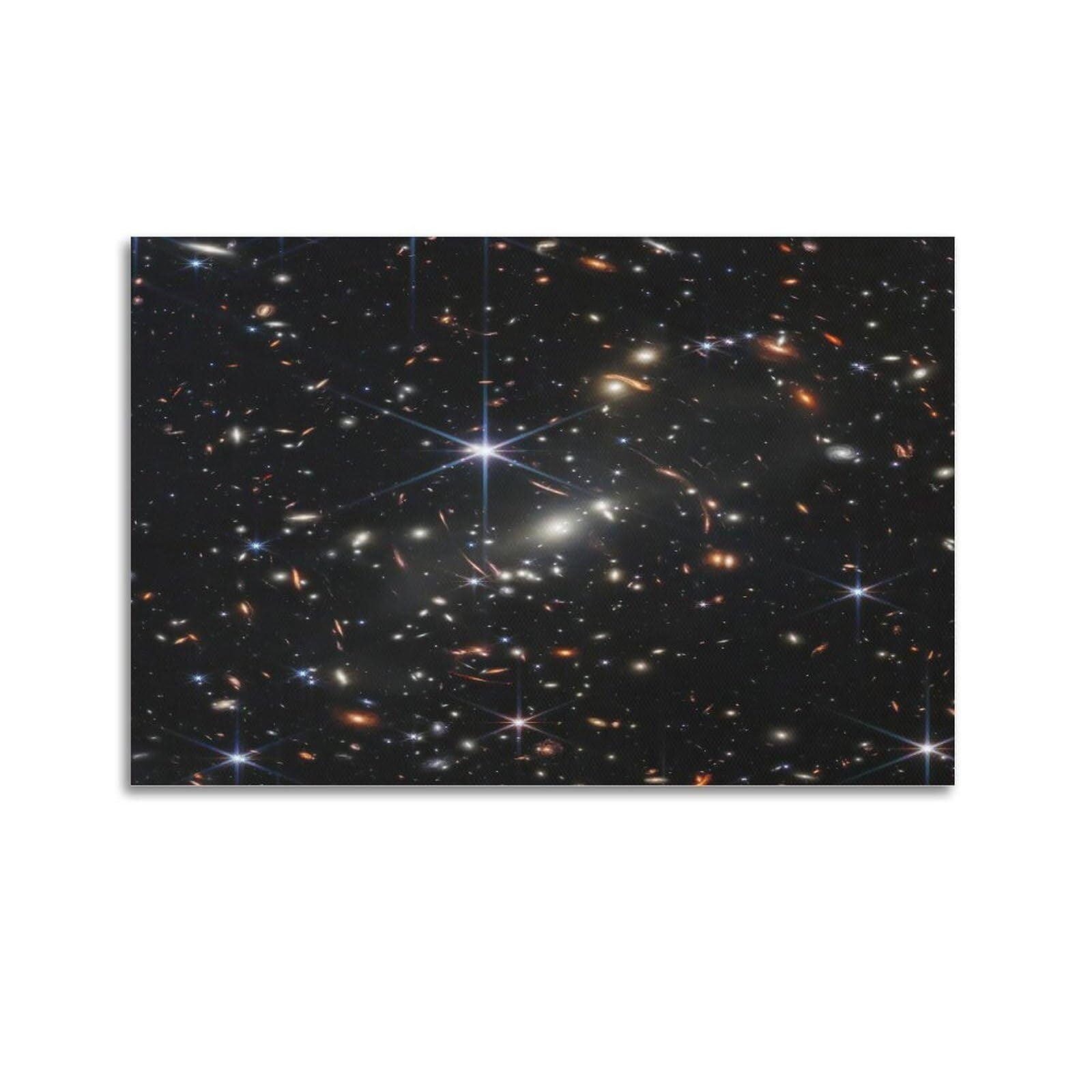 James Webb Space Telescope First Image Poster Deep Field Image Galaxy ...