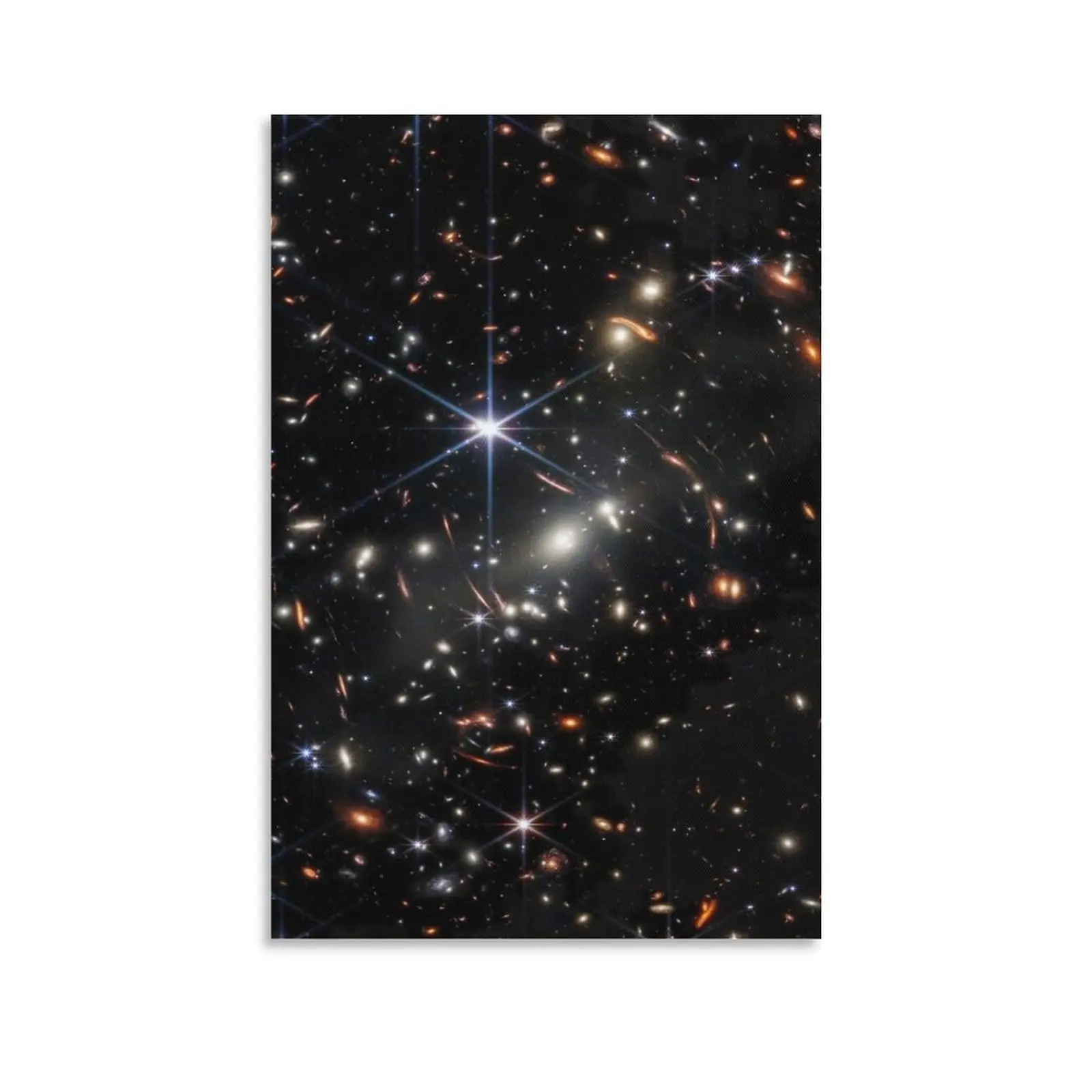 James Webb's First Deep Field (James Webb/JWST) — space poster Canvas ...