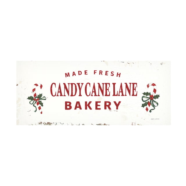 James Wiens 'Christmas in the Heartland V Red Words' Canvas Art ...