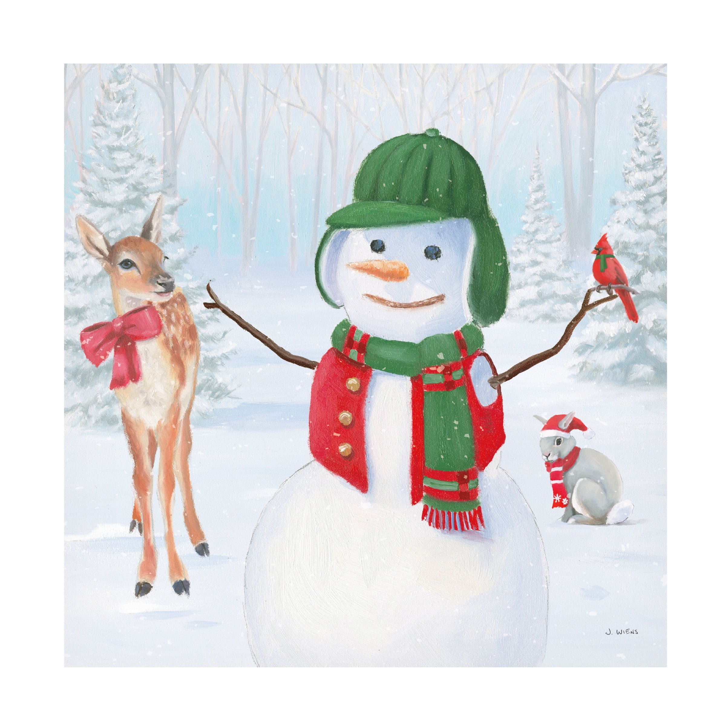 James Wiens 'Dressed for Christmas I Crop' Canvas Art - Walmart.com