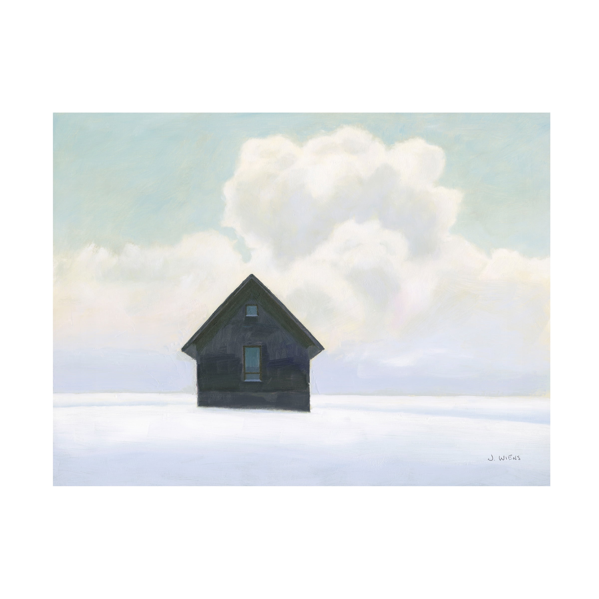 James Wiens 'Lonely Winter Landscape I' Canvas Art - Walmart.com