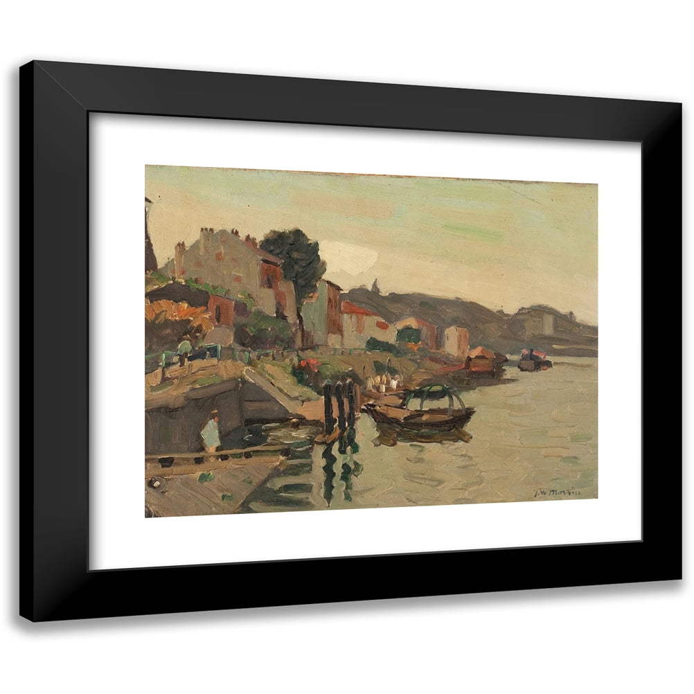 James Wilson Morrice 14x12 Black Modern Framed Museum Art Print Titled ...