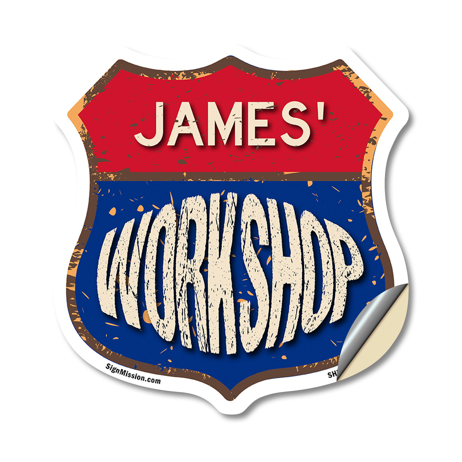 James's Workshop 12 inch X 12 inch Shield Shaped Heavy Duty 3.2 mil ...