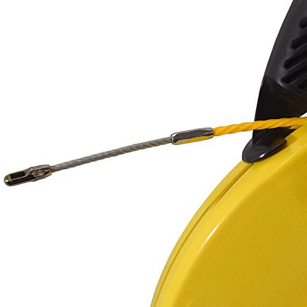 Jameson 200-Foot Fiberglass Fish Tape with Spiral Steel Leader – Non ...