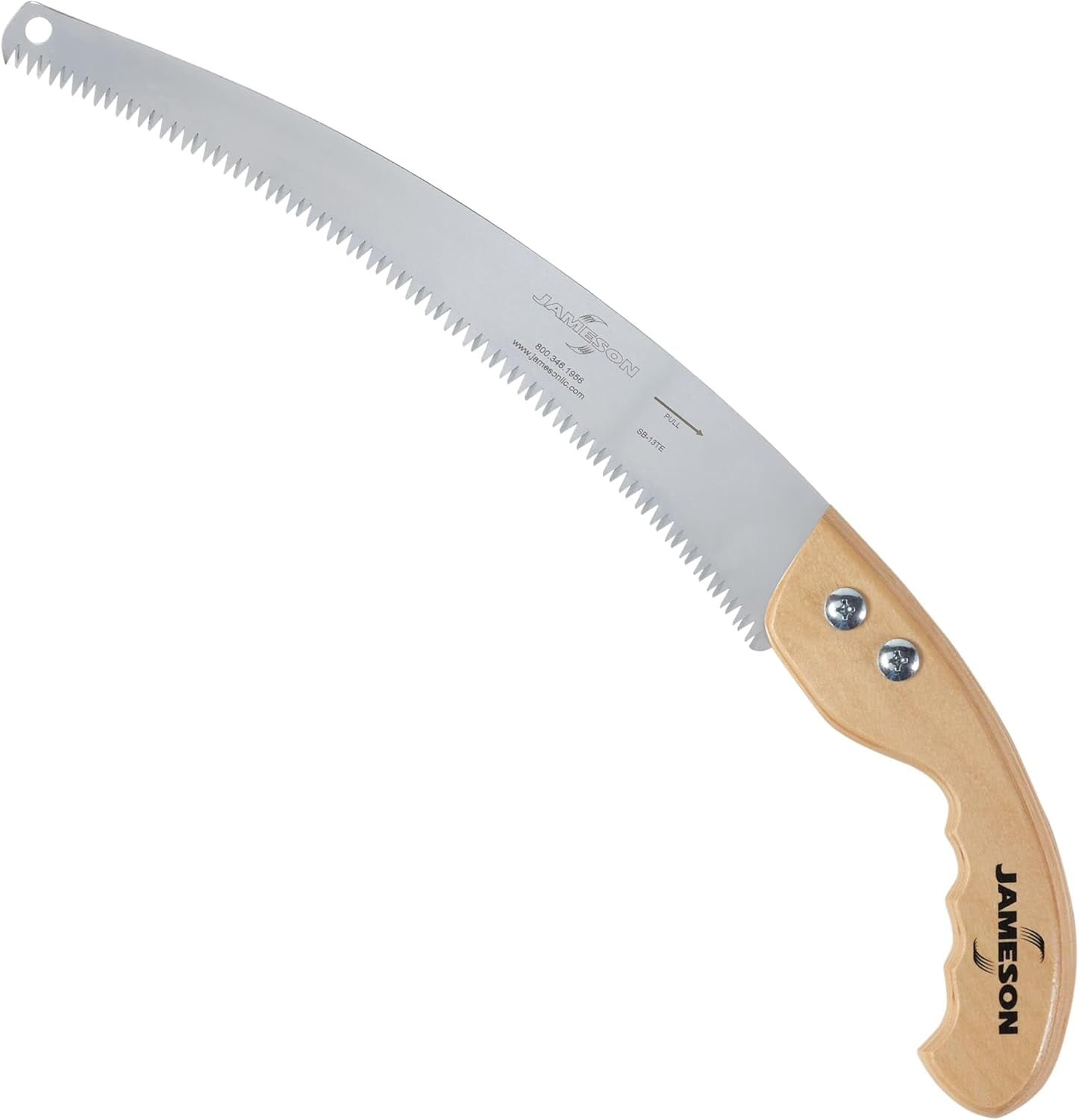 Jameson HS-13TE-WH 13" Tri-Cut Hand Saw with Wood Handle – Professional ...