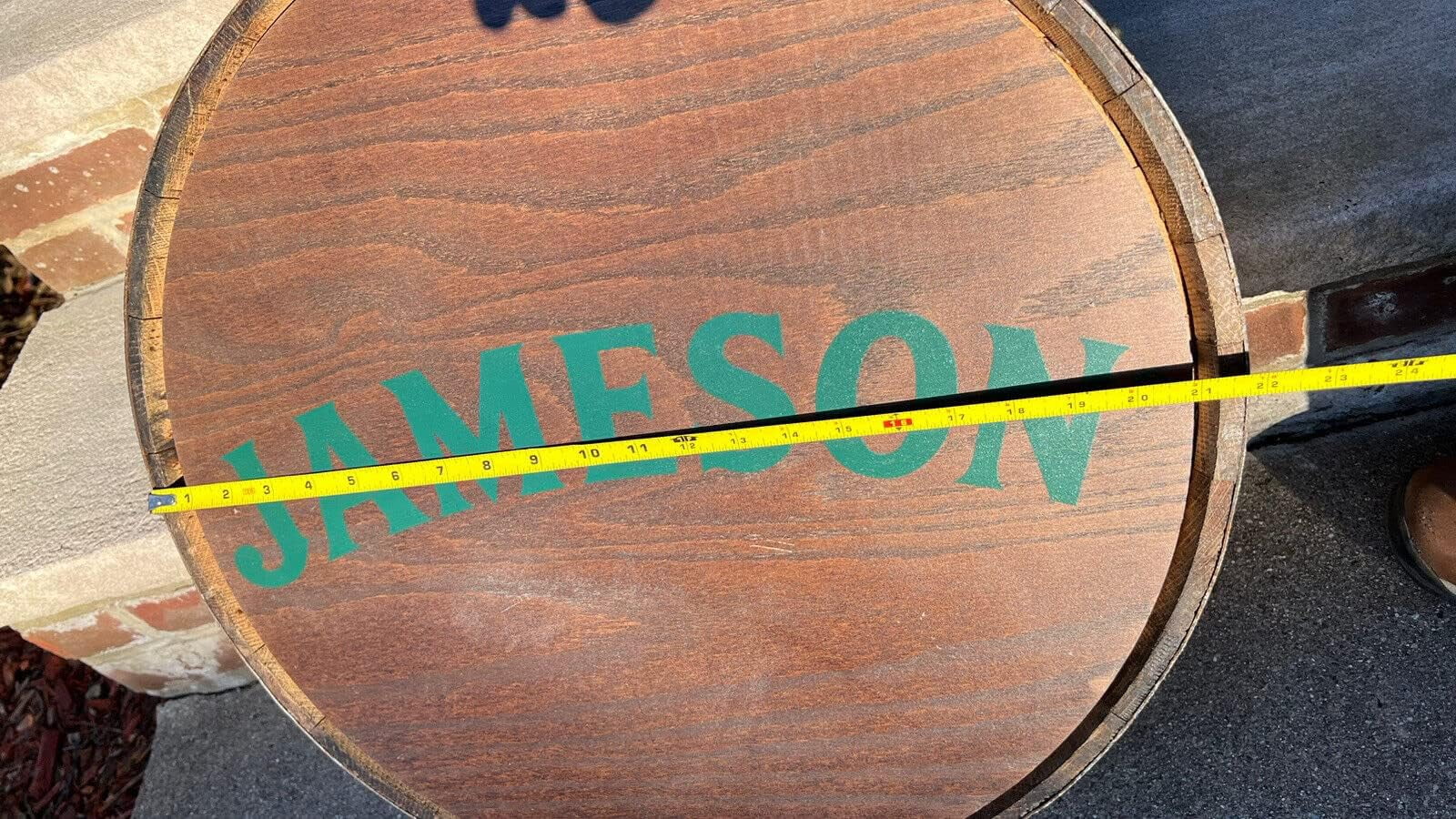 Jameson Irish Whiskey "Barrel Style" Metal Pub Sign - Walmart.com