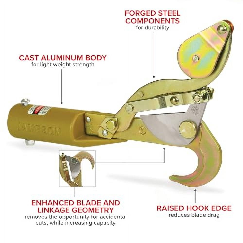Jameson JA-14DP-PKG JA Professional Series Double Pulley Tree Pruner ...