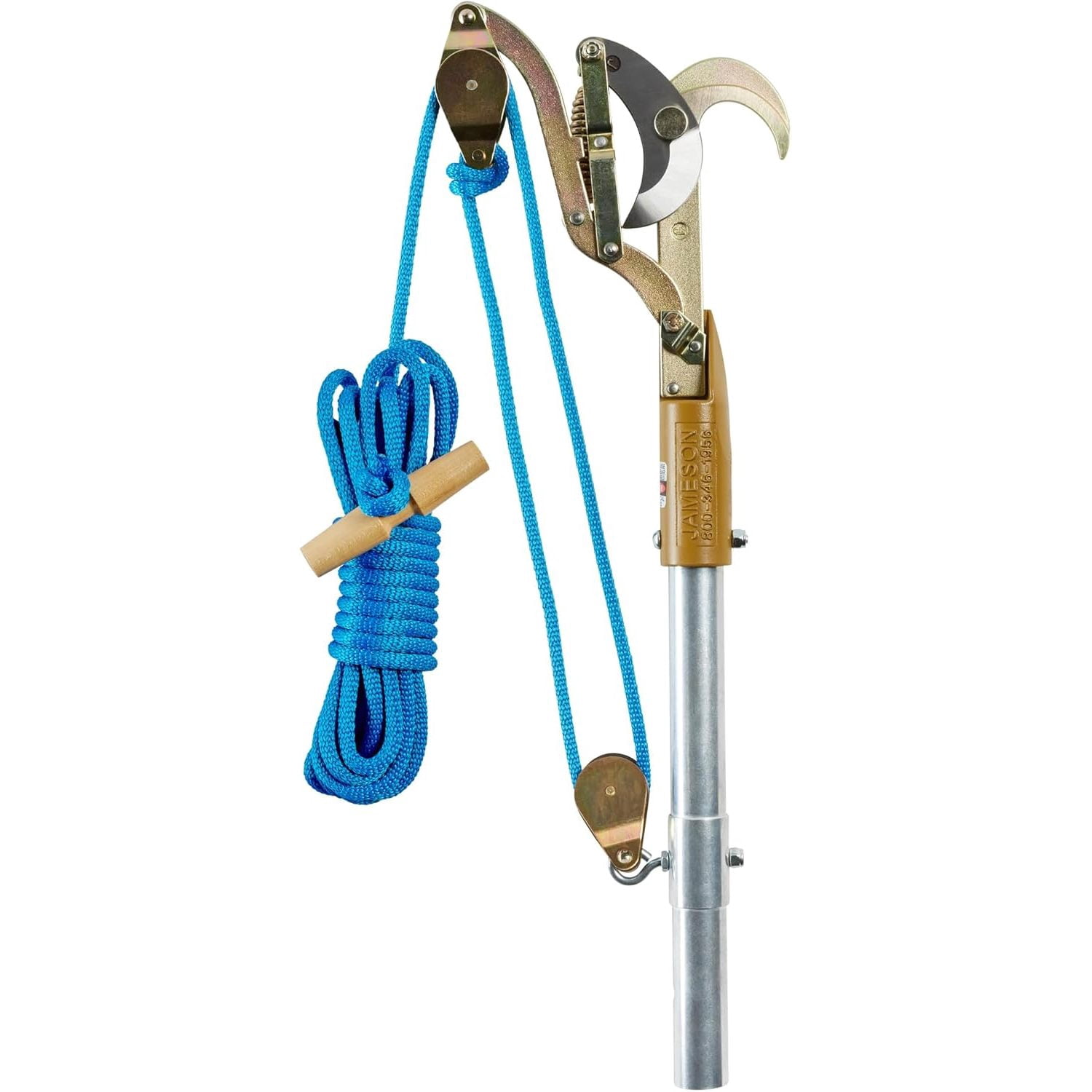 Jameson JA-34DP-PKG Big Mouth Side Cut Double Pulley Tree Pruner Kit ...