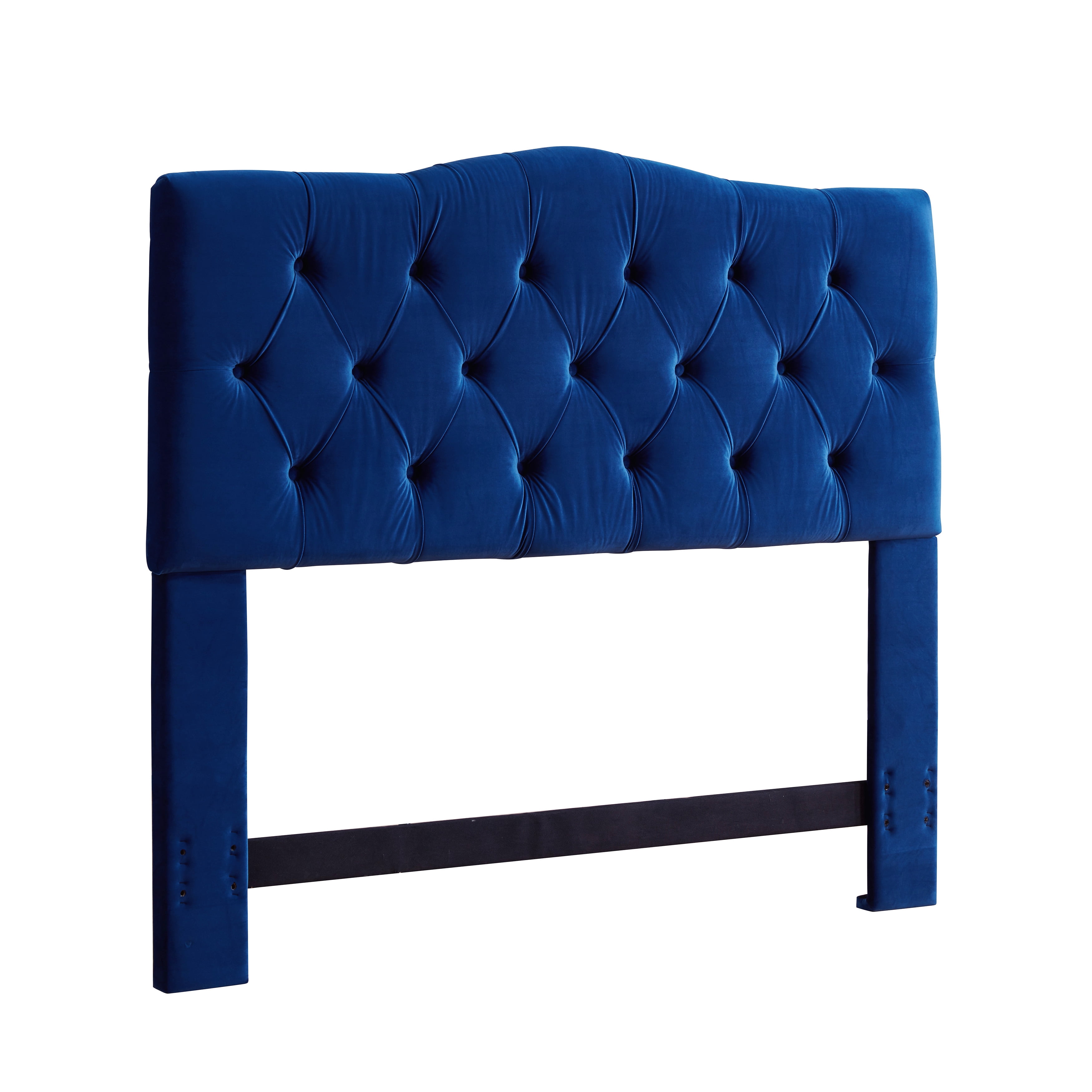 Dwell Home Full/Queen Tufted Velvet Headboard with Wood Frame, Multiple ...