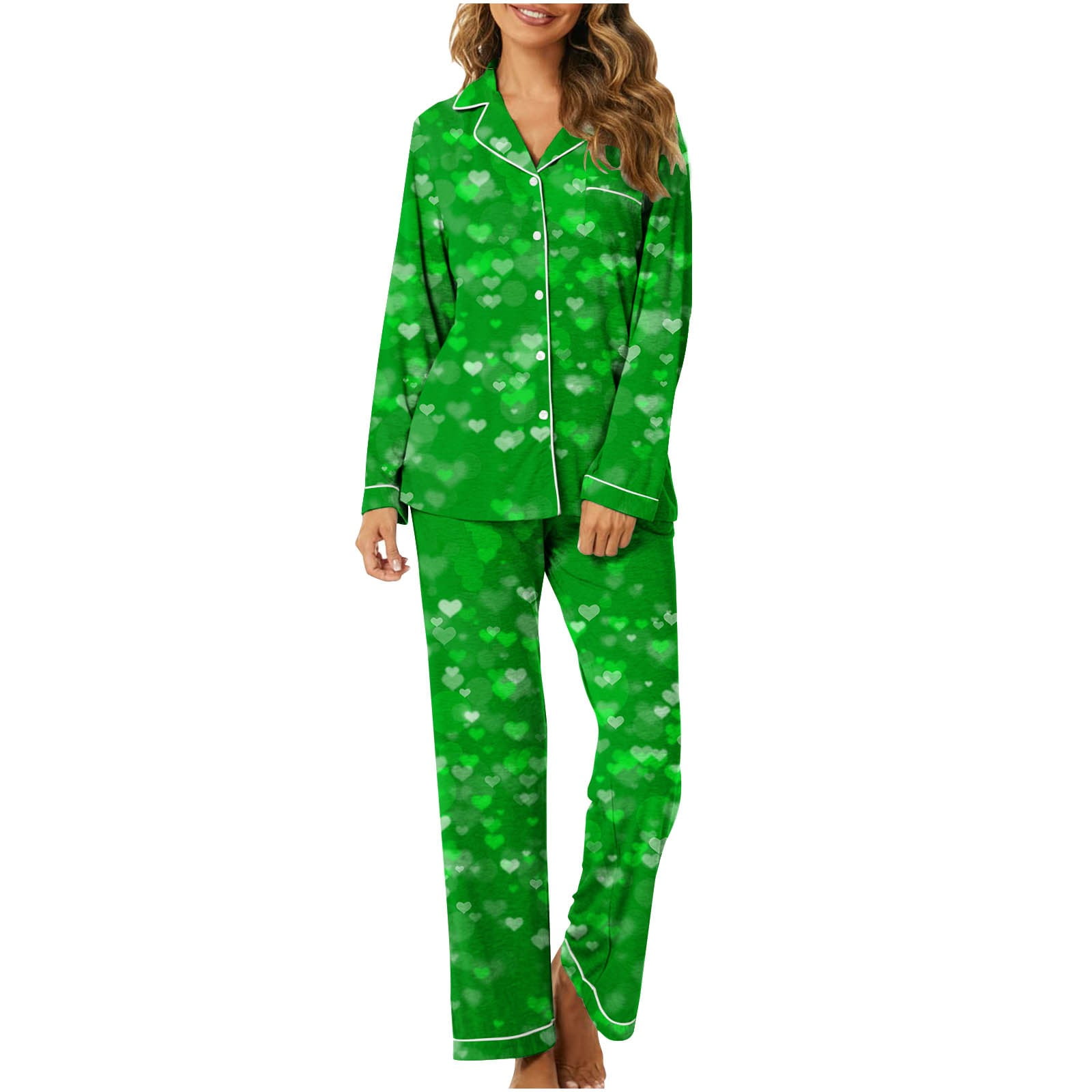 Jamicy Comfy Pajamas for Women Set Pajamas for Women Set Long Pants ...