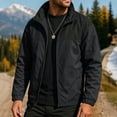 Jamicy Rain Jacket for Men Lightweight Outdoor Jacket with Water ...