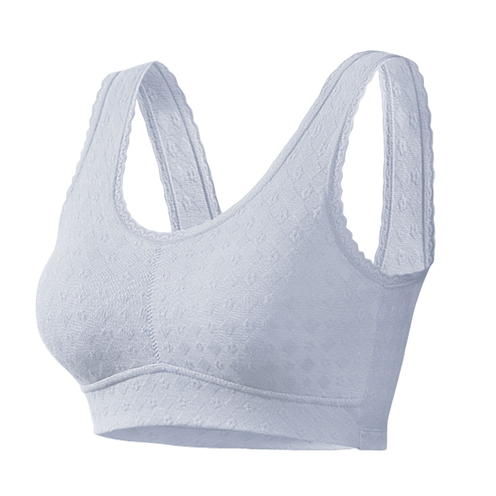 Jamicy Women Bras Pullover Wireless Comfortable Ice Silk Push-Up ...