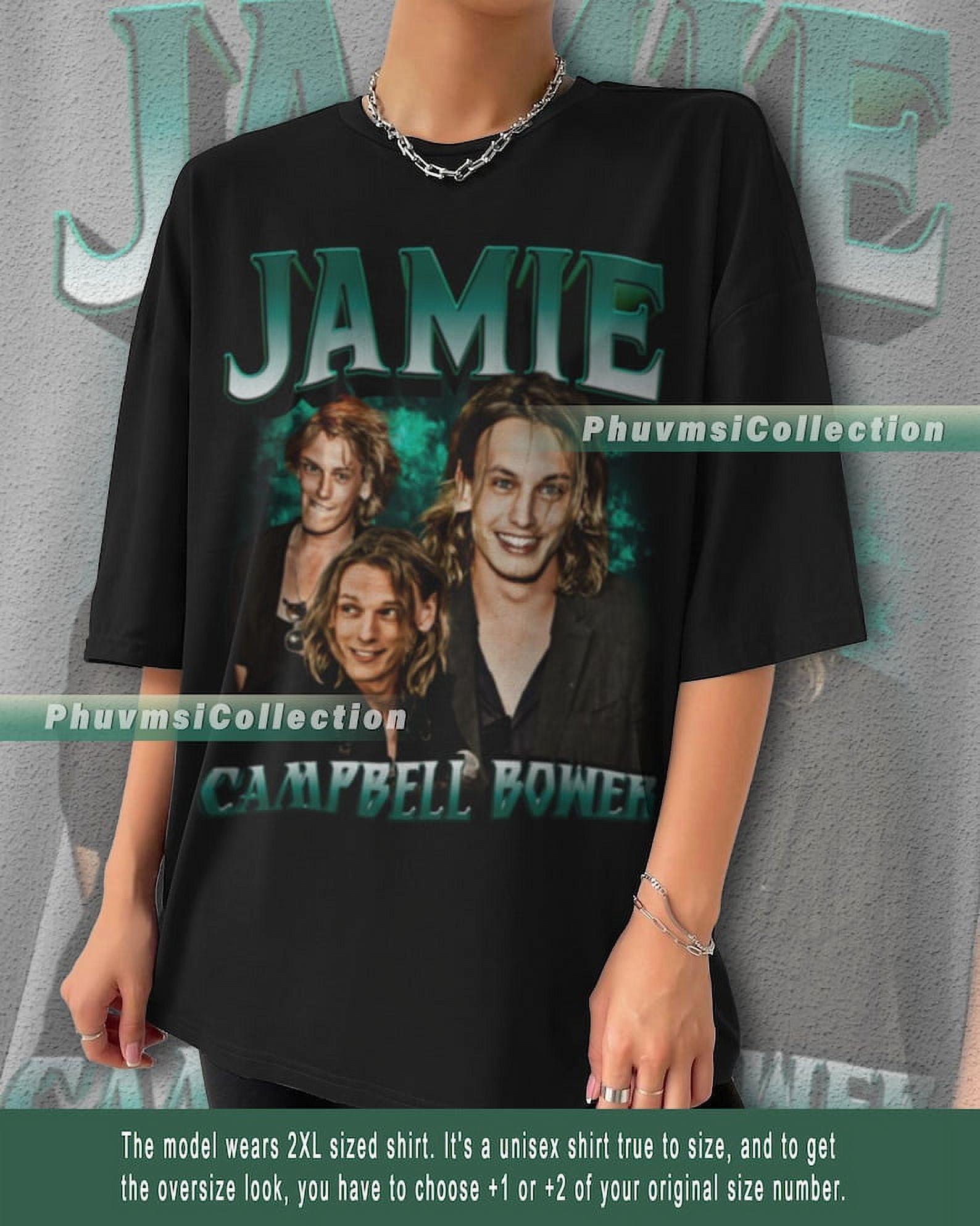 Jamie Campbell Bower Shirt Movie Actors Vintage Retro Classic Graphic ...
