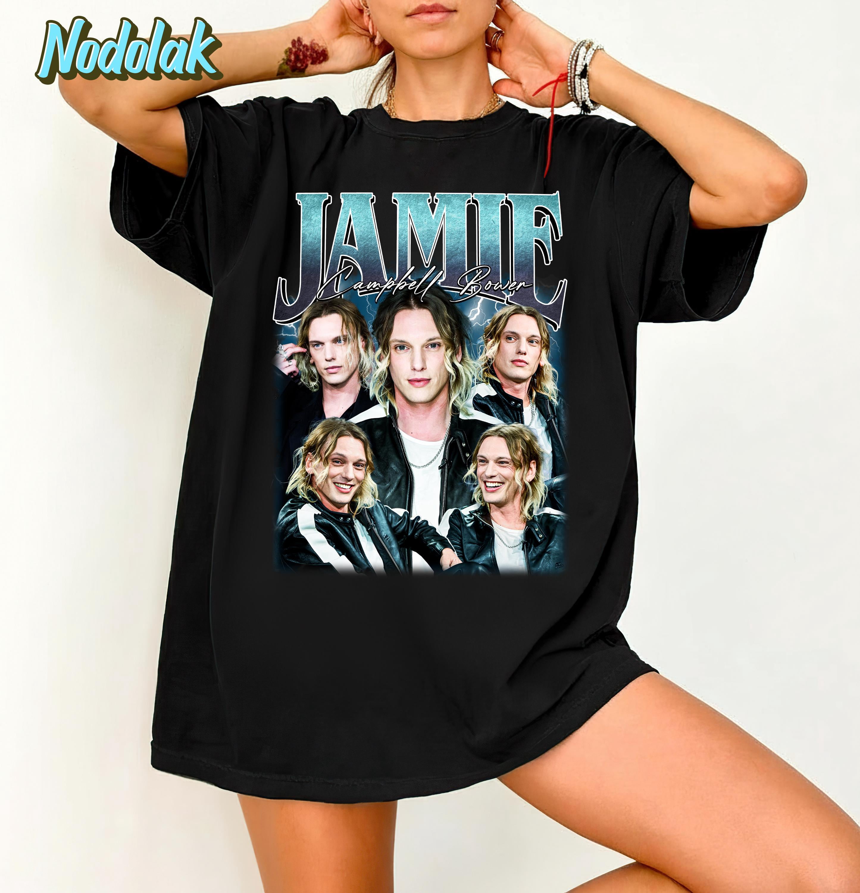 Jamie Campbell Bower Upside Vintage T-Shirt, Jamie Campbell Tee, Jamie ...