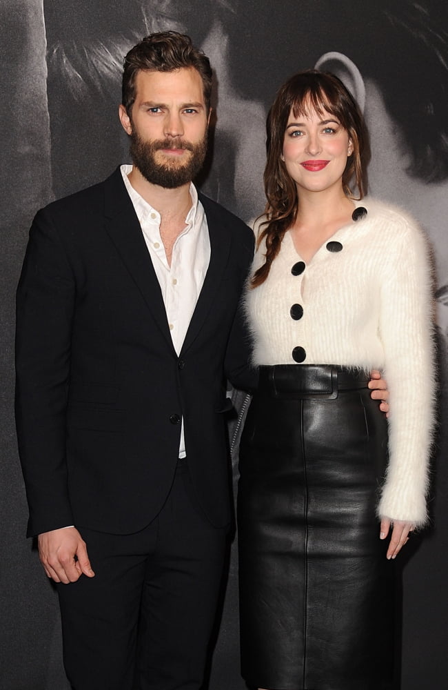 Jamie Dornan Dakota Johnson At Arrivals For Fifty Shades Of Grey Fan ...