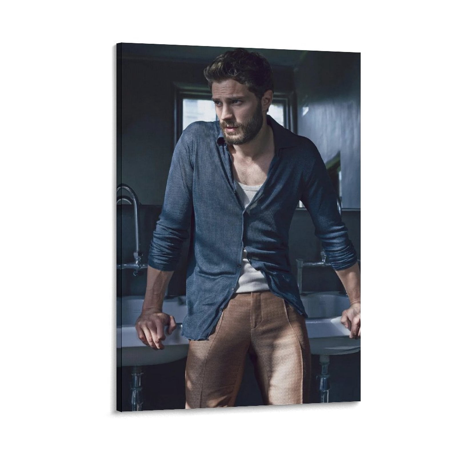 Jamie Dornan Famous Actor Poster Poster Cool Artworks Painting Wall Art ...