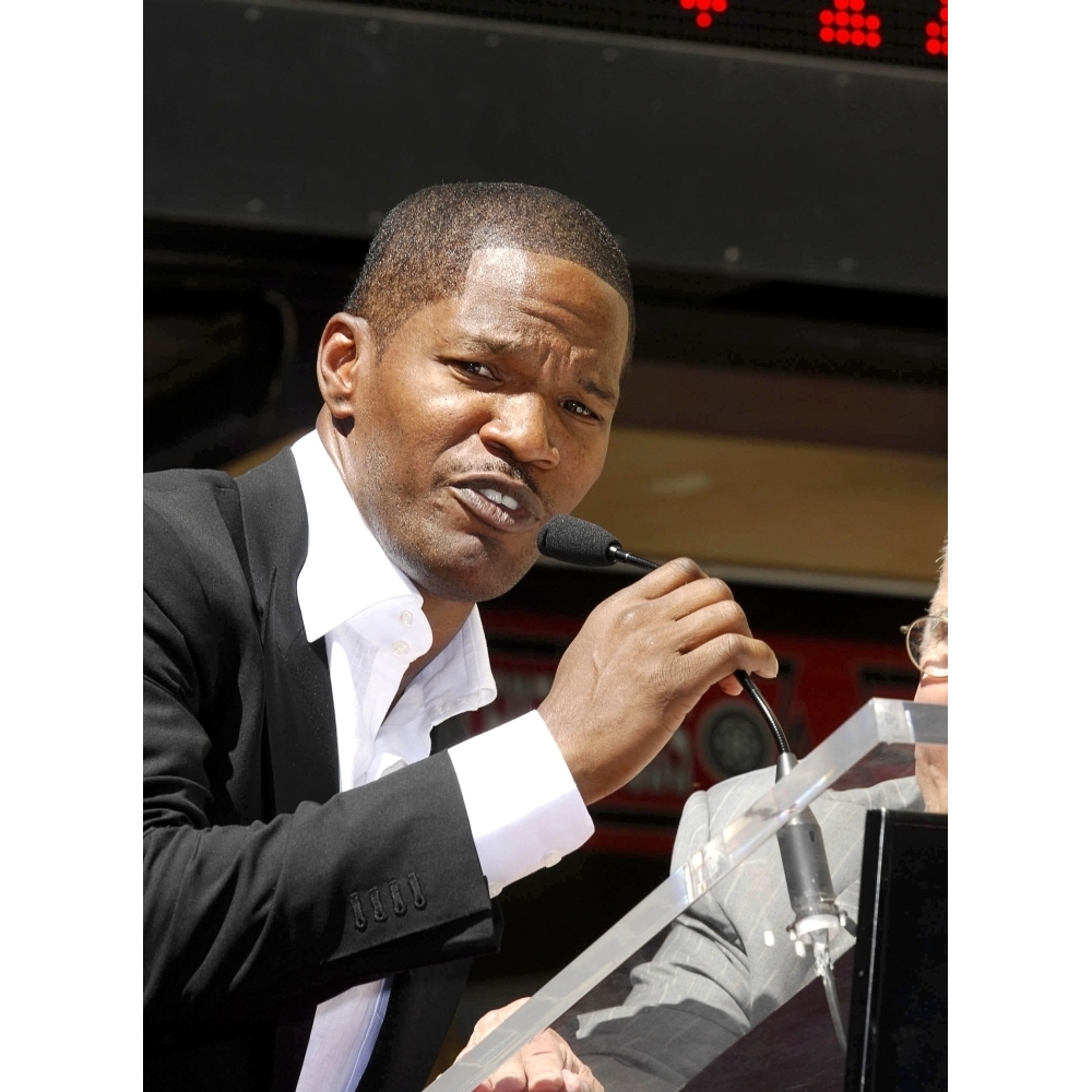Jamie Foxx At The Induction Ceremony For Star On The Hollywood Walk Of ...