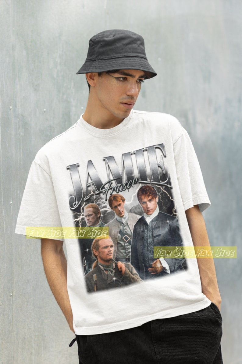 Jamie Fraser Shirt, sam heughan shirt,sam heughan tshirt,sam heughan ...