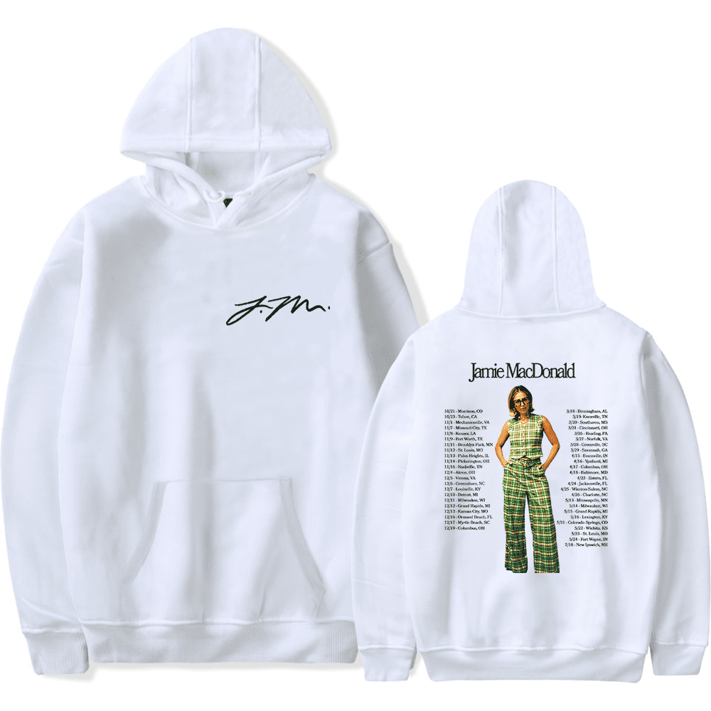 Jamie Macdonald Merch Tour 2026 Hoodie Long Sleeve Album Tour Pullovers ...