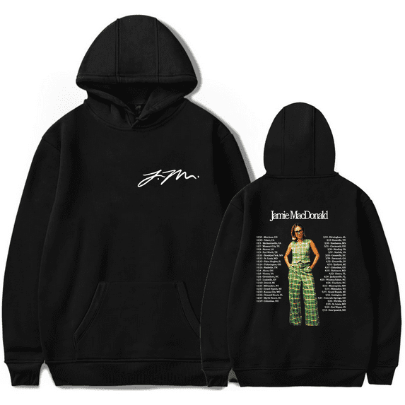 Jamie Macdonald Merch Tour 2026 Hoodie Long Sleeve Album Tour Pullovers ...