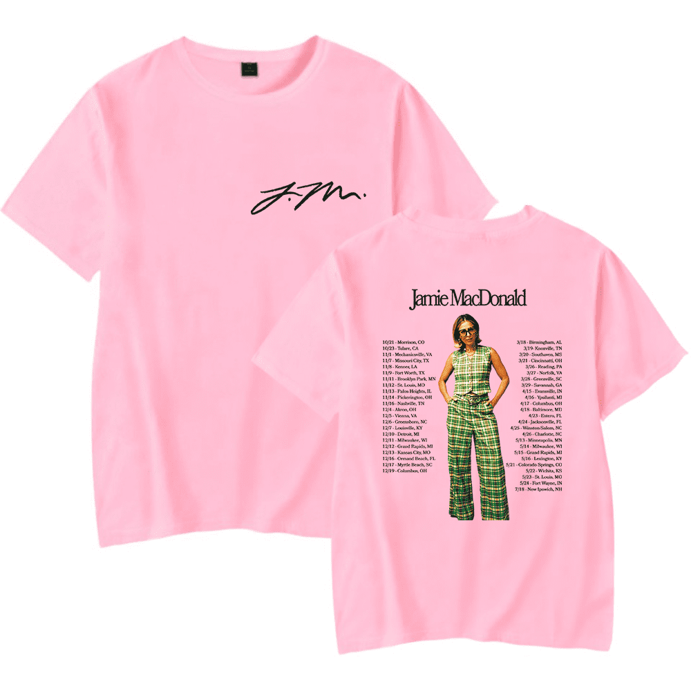 Jamie Macdonald Merch Tour 2026 T-Shirt Short Sleeve Unisex Album ...