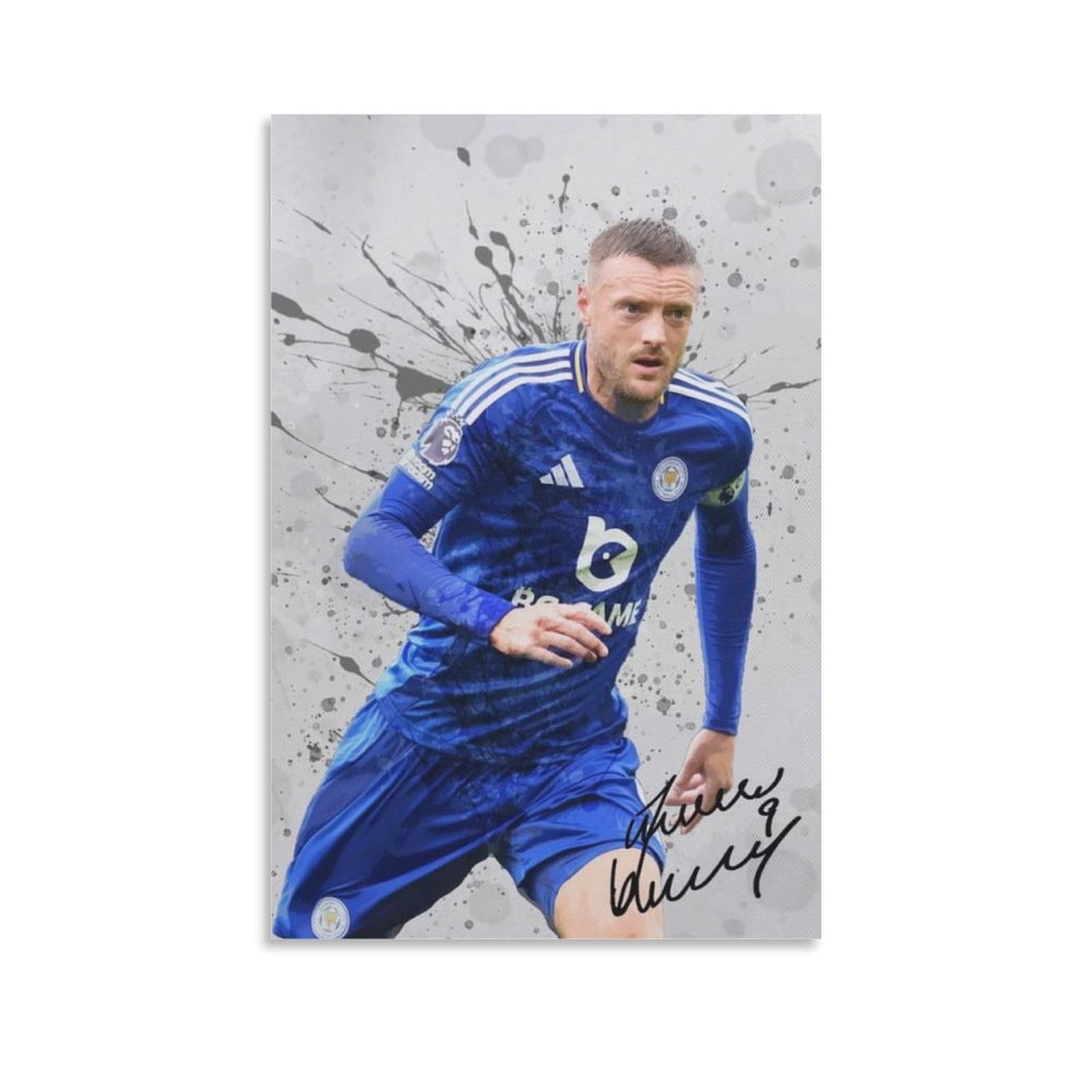 Jamie Vardy Canvas Poster Canvas Art Poster and Wall Art Picture Print ...