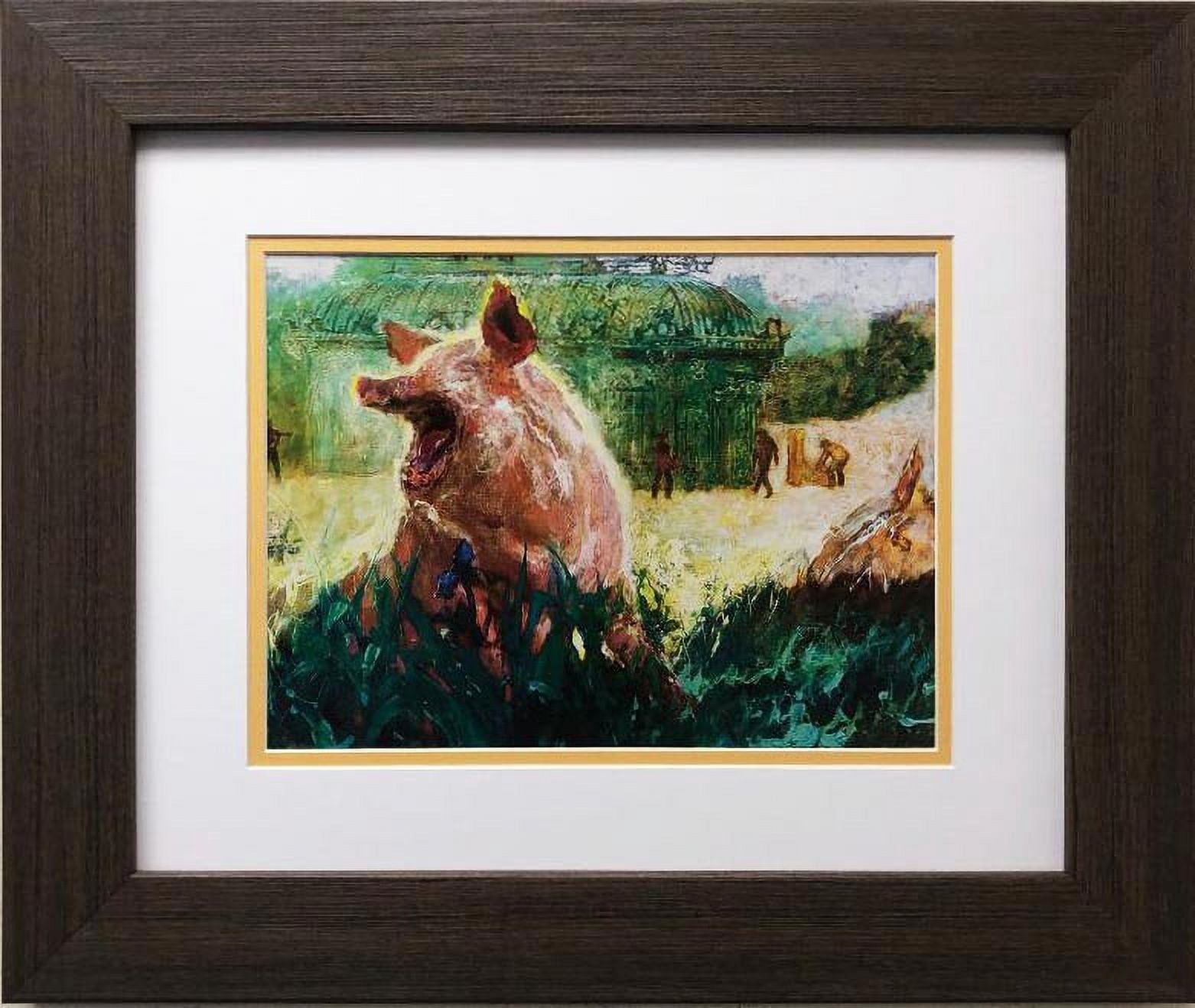 Jamie Wyeth "Screaming Hog " CUSTOM FRAMED Art Generic - Walmart.com