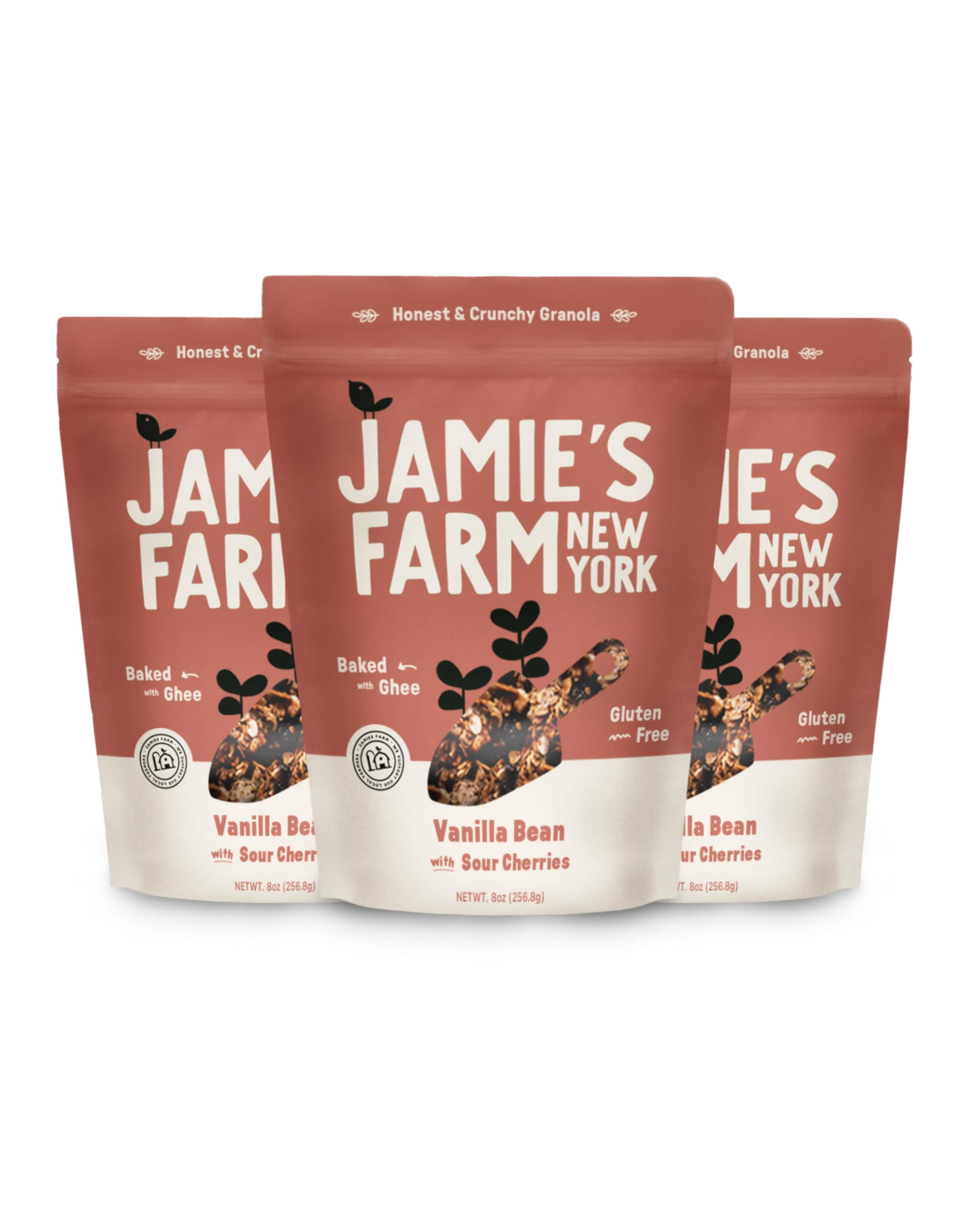 Jamie's Farm Vanilla Bean OKA4 Granola with Sour Cherries (3 Pack ...