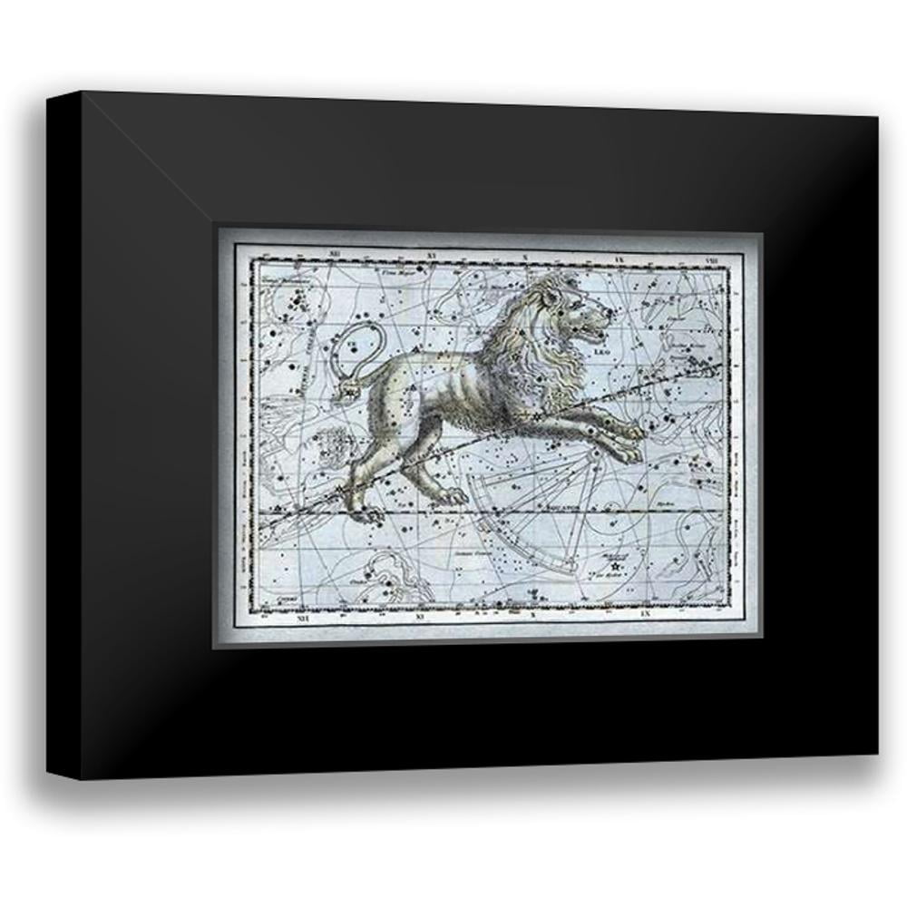 Jamieson, Alexander 18x15 Black Modern Framed Museum Art Print Titled - Maps of the Heavens: Leo ...