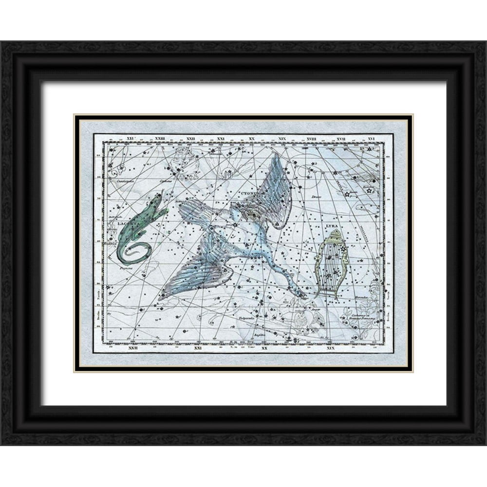 Jamieson, Alexander 18x15 Black Ornate Wood Framed with Double Matting ...
