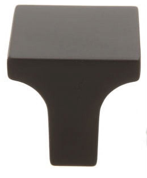 Jamison Collection K83125 1" Square Cabinet Knob - Black - Walmart.com