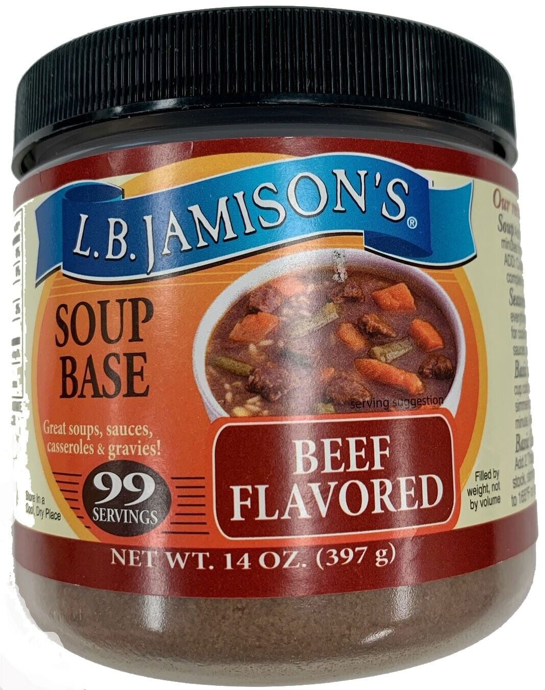 Jamison - Soup Base Beef - Case of 6-14 Ounces - Walmart.com