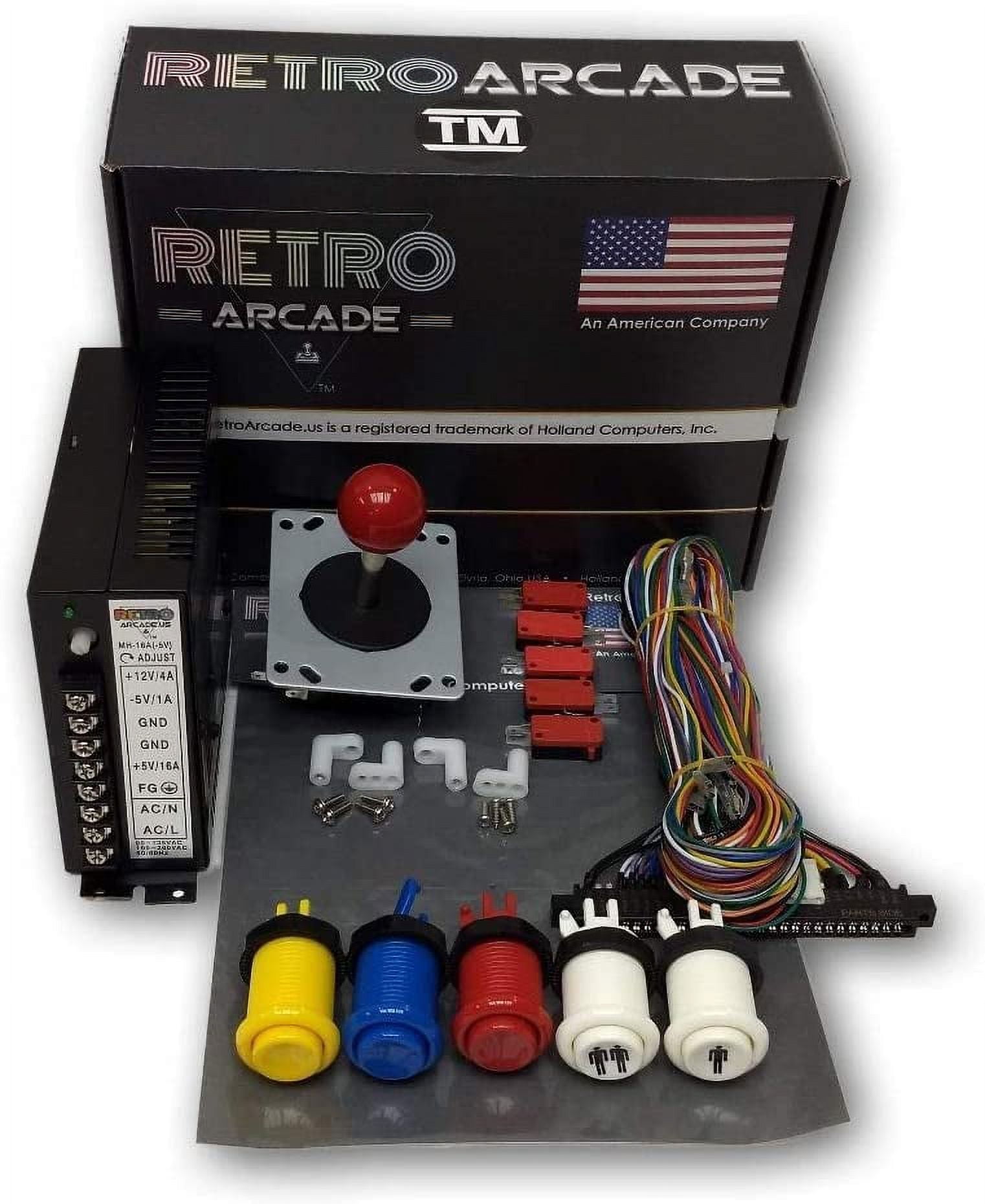 Jamma 60-in-1, Mame, Retro PI Classic Arcade Multigame-Multicade Arcade Game Control kit ...
