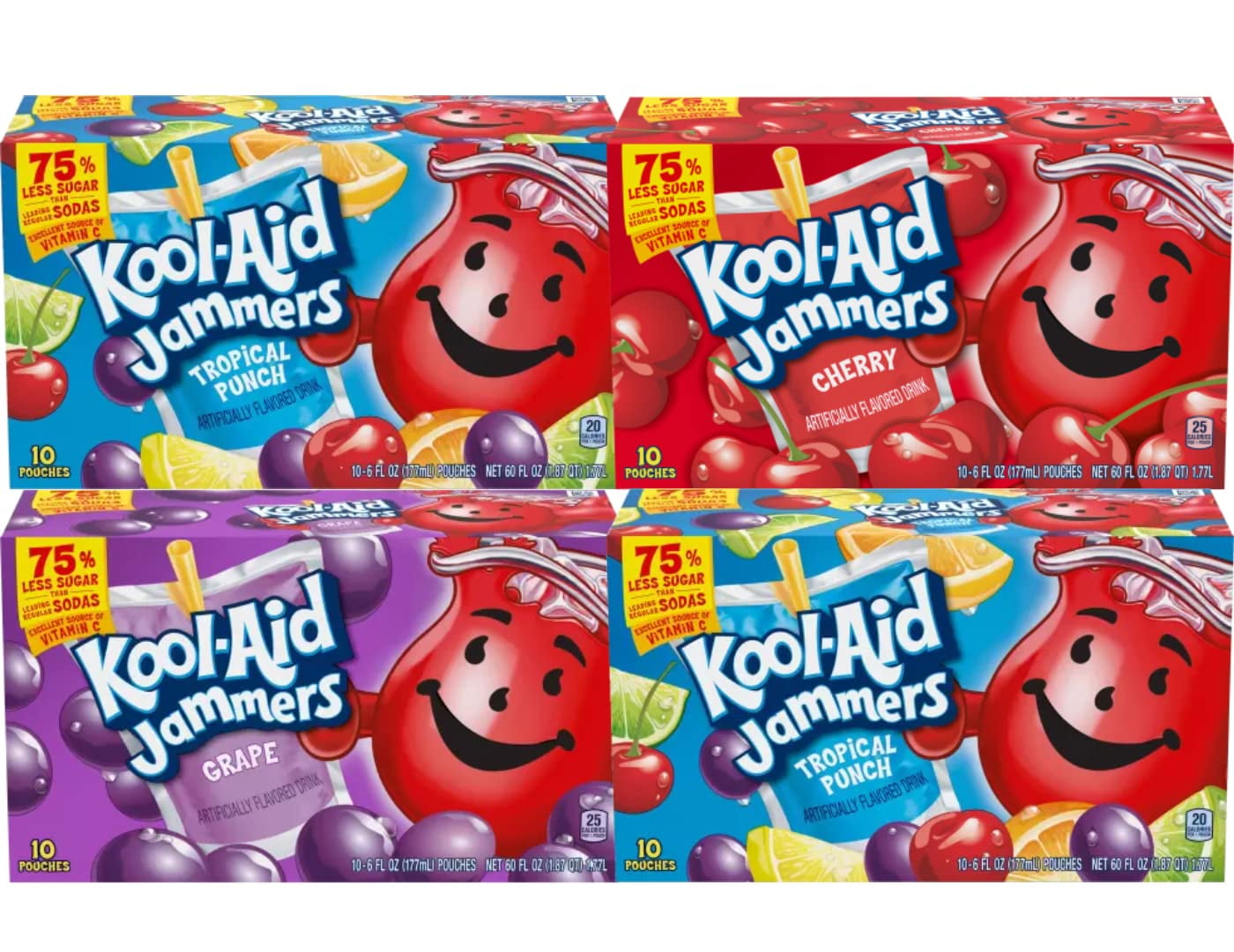 Jammers Juice Drink Assorted Variety Pack - 6 Fl Oz - (40 Count) In ...