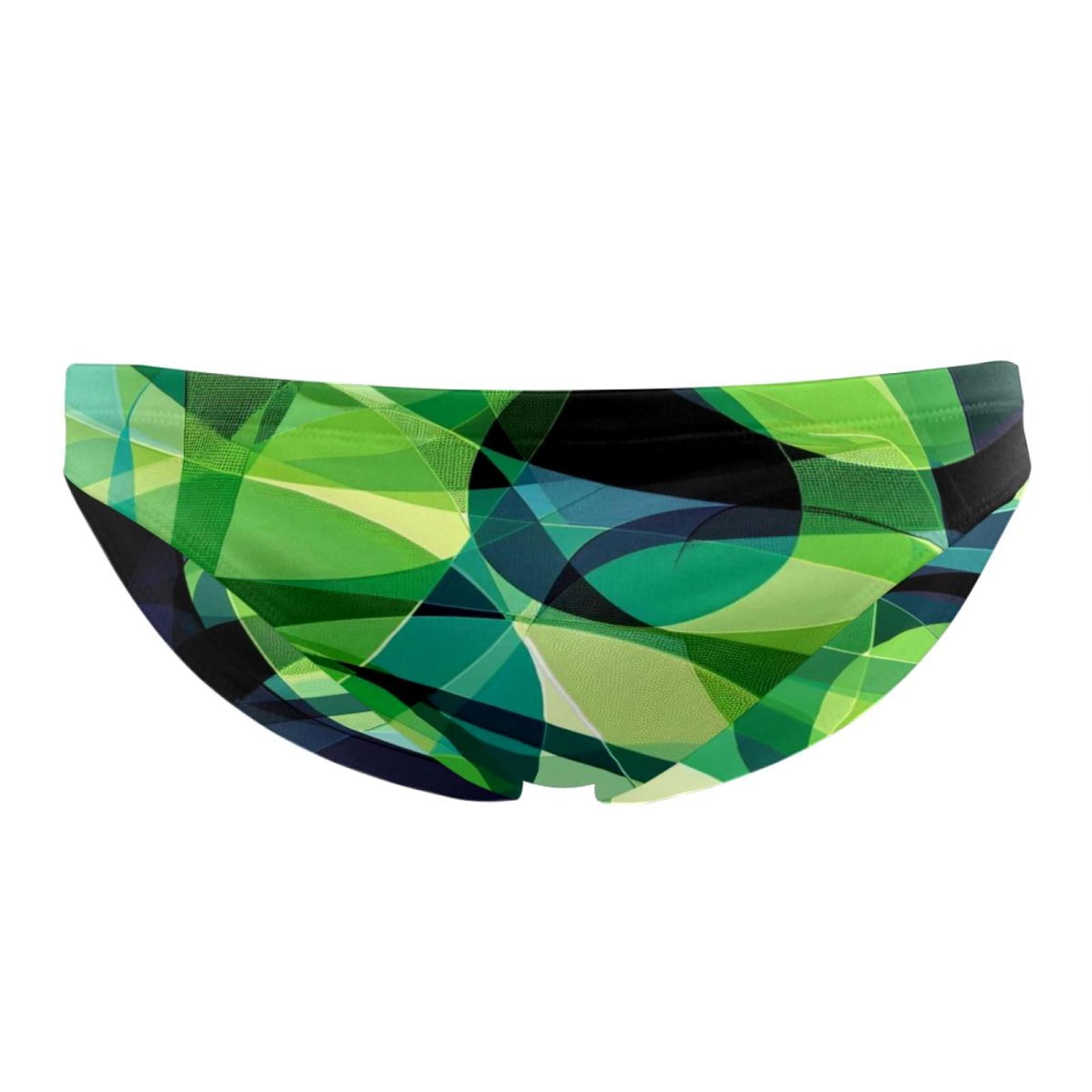 Jammers For Men Mens Athletic Swimwear Jammers Green Squares