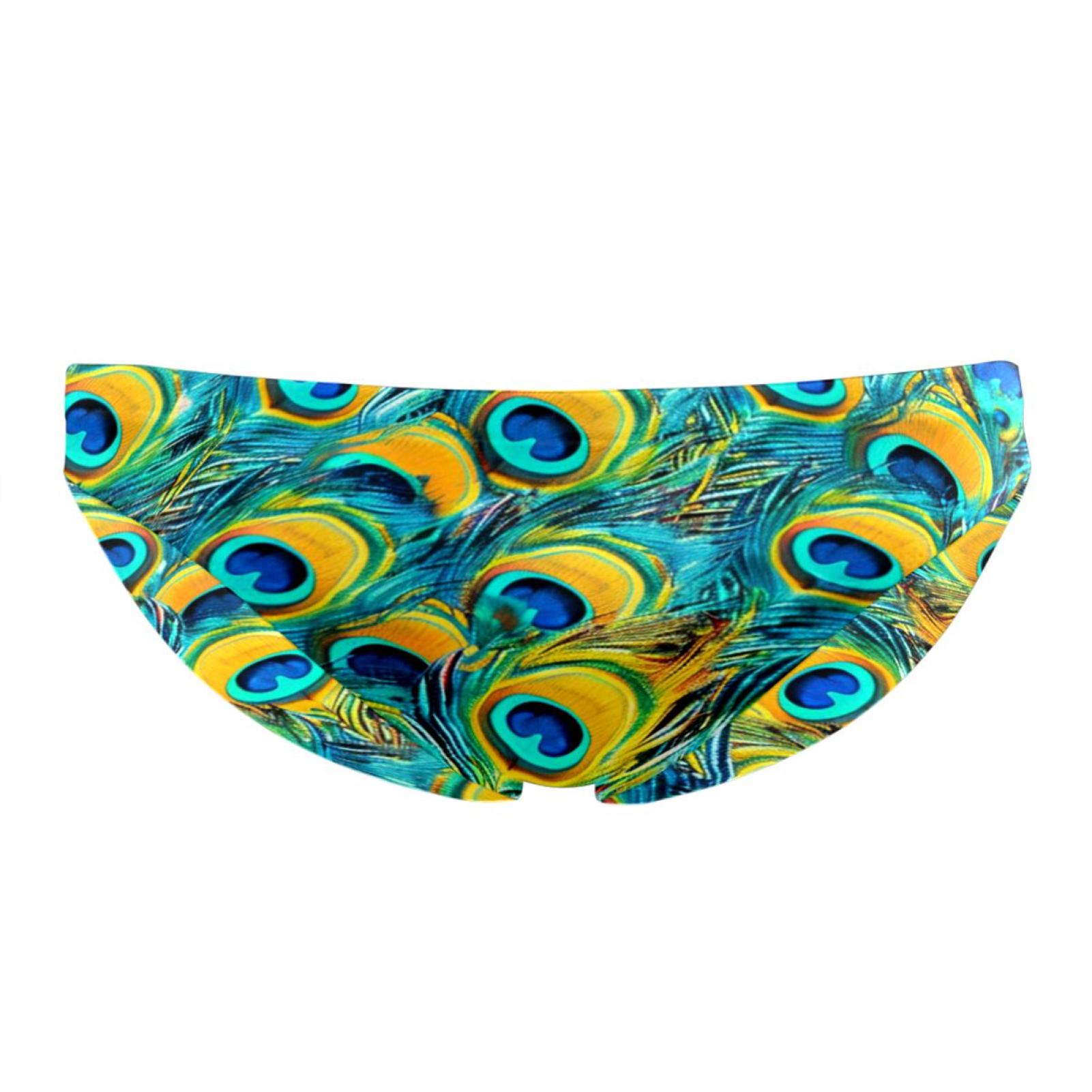 Jammers for Men, Men's Athletic Swimwear Jammers, Peacock Feather ...