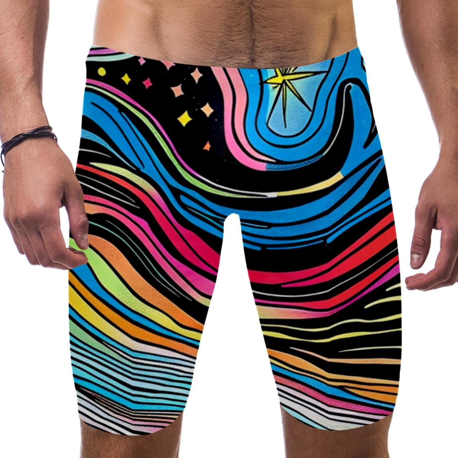 Jammers For Men Mens Swimwear Modern Abstract Art The Starry Night