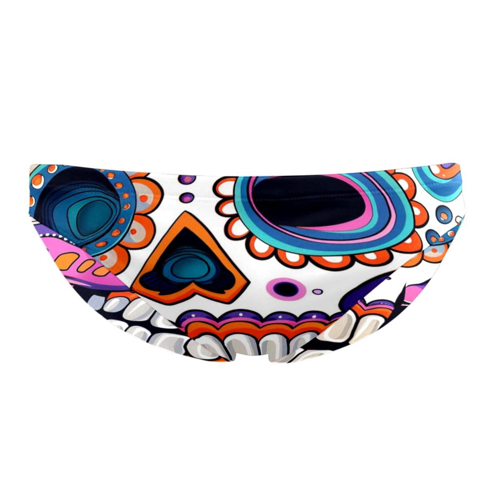 Jammers For Men Swim Briefs For Men Cartoon Skull