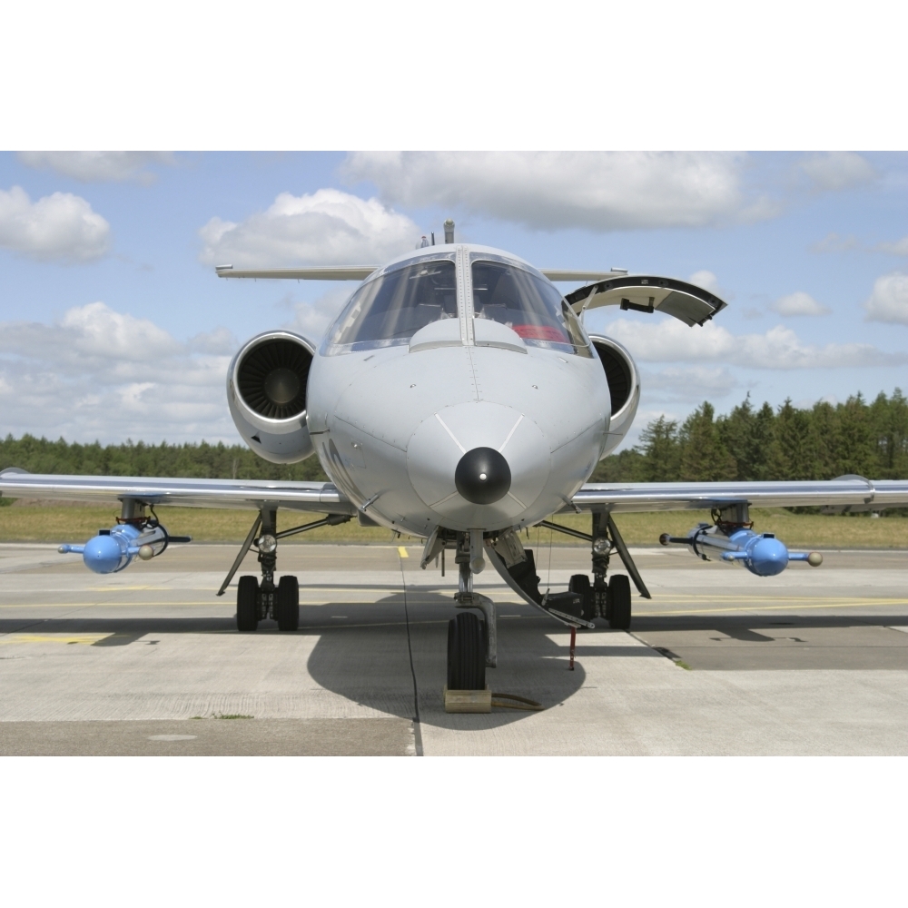 Jamming pods on a Learjet Hohn Air Base Germany Poster Print - Walmart.com