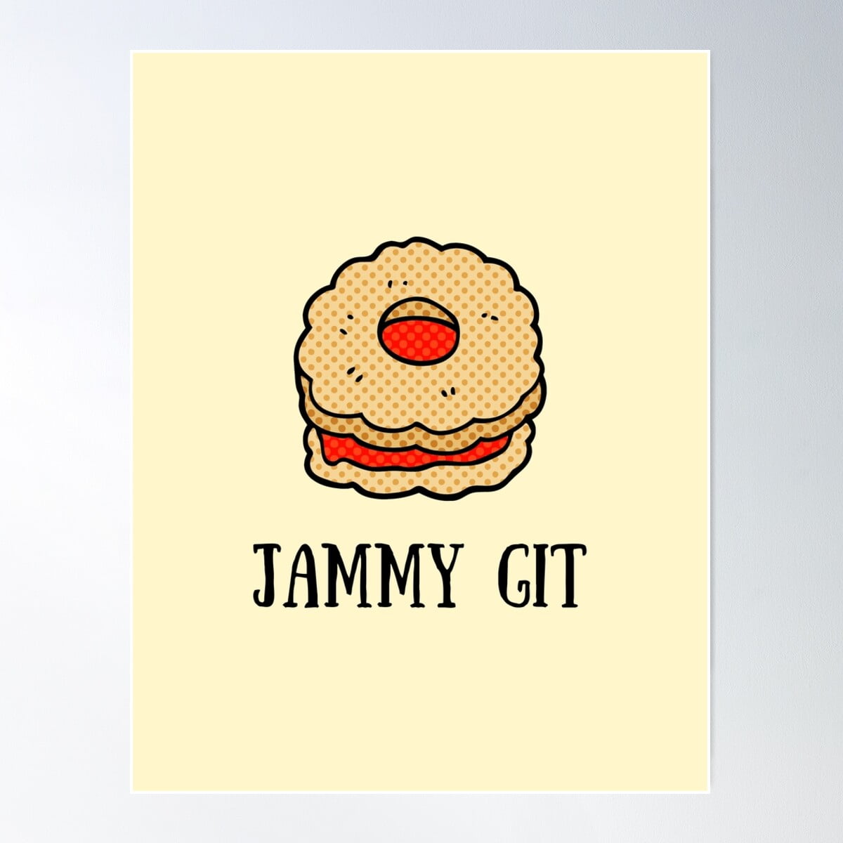 Jammy Git - Jammy Dodger Poster Wall Art, Modern Wall Decor For Living ...