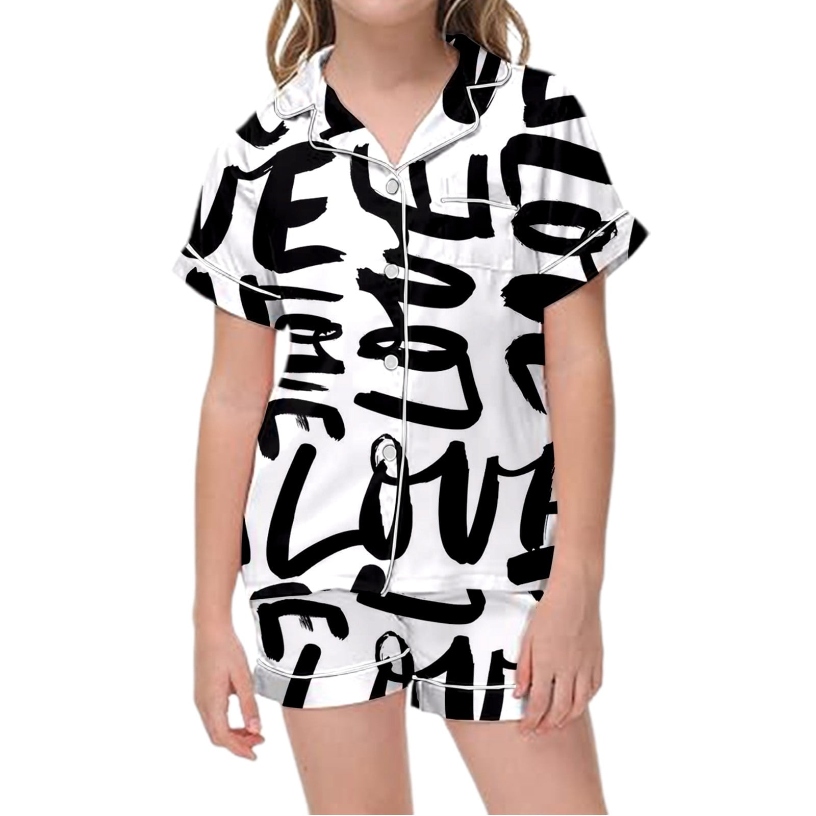 Jamsmile Toddler Girls Pajamas Sets Shirts And Pants Set Valentine's ...