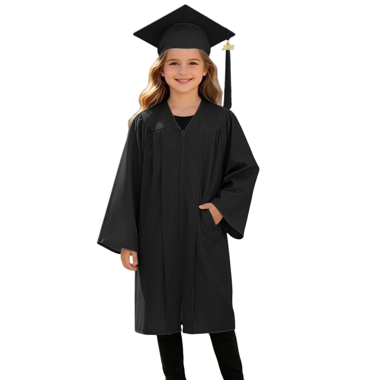Jamsmile Toddler Girls Sets Graduation Gown And Cap Kids Girls Formal ...