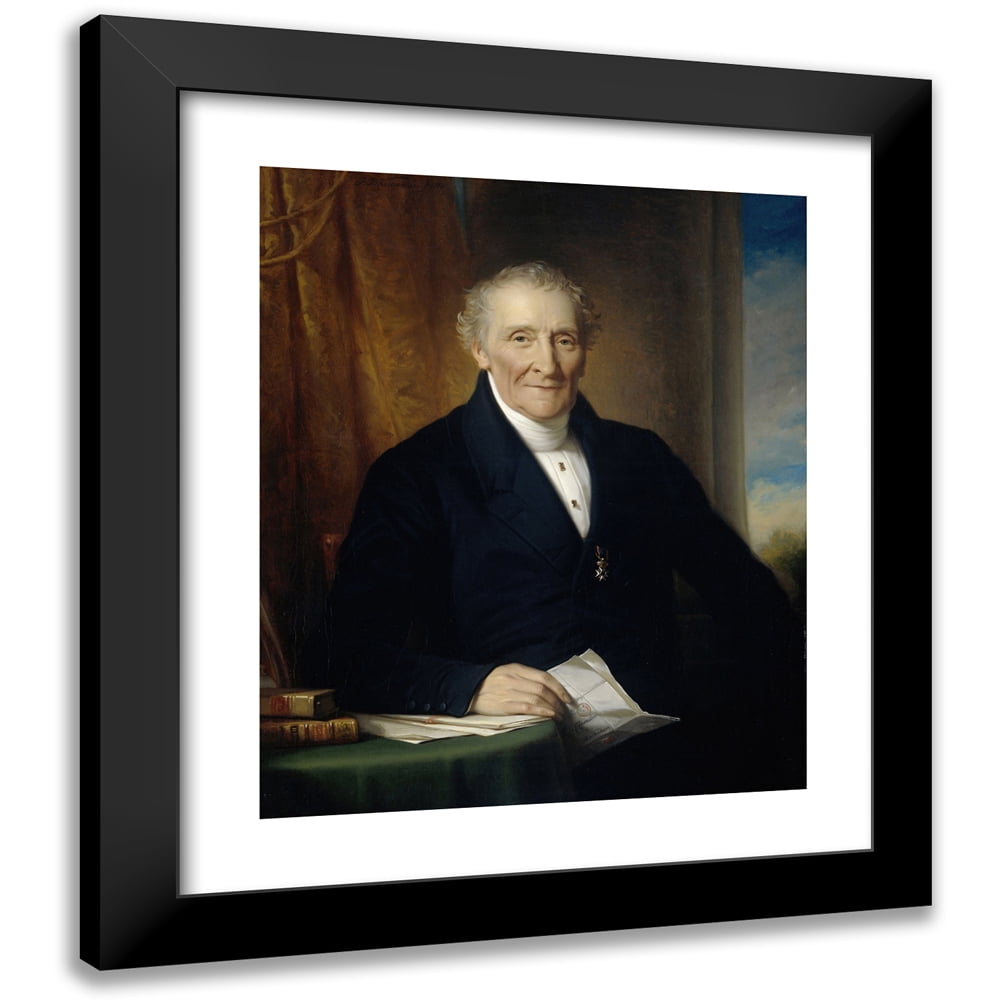 Jan Adam Kruseman 12x14 Black Modern Framed Museum Art Print Titled ...