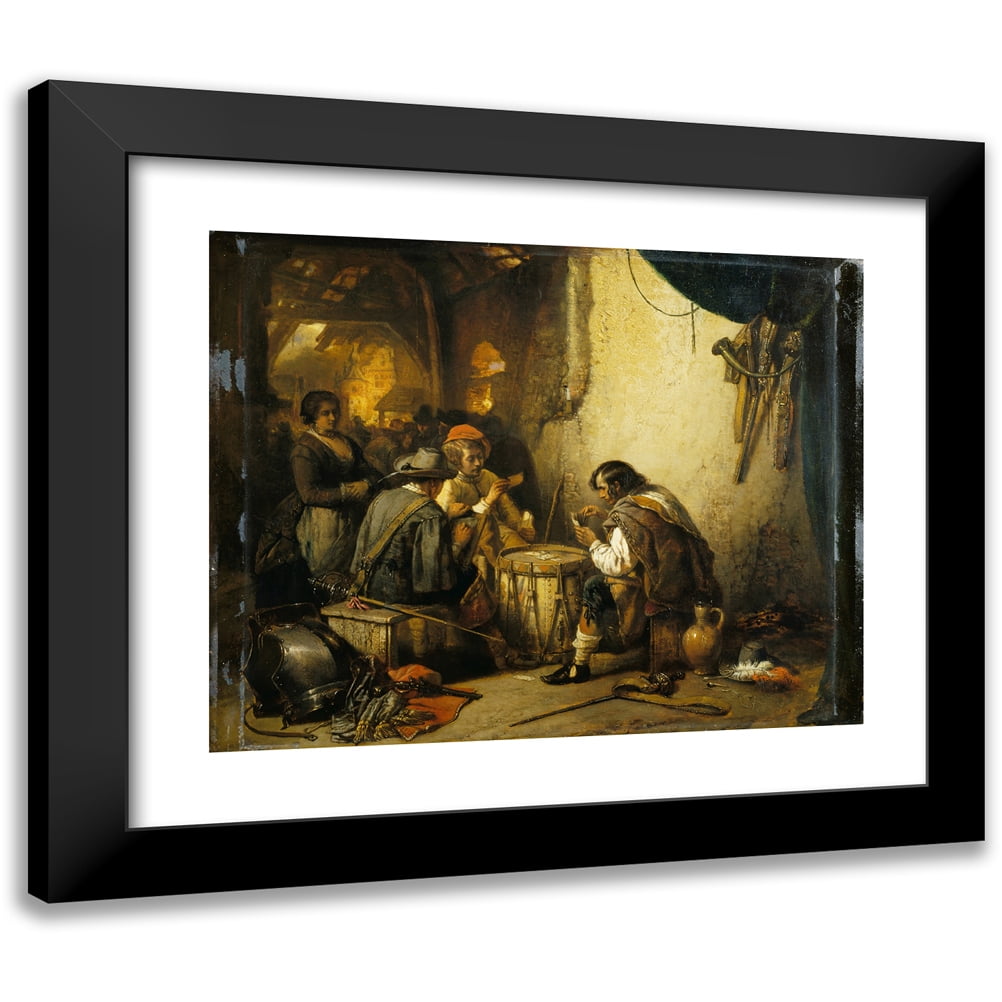 Jan August Hendrik Leys 14x12 Black Modern Framed Museum Art Print ...