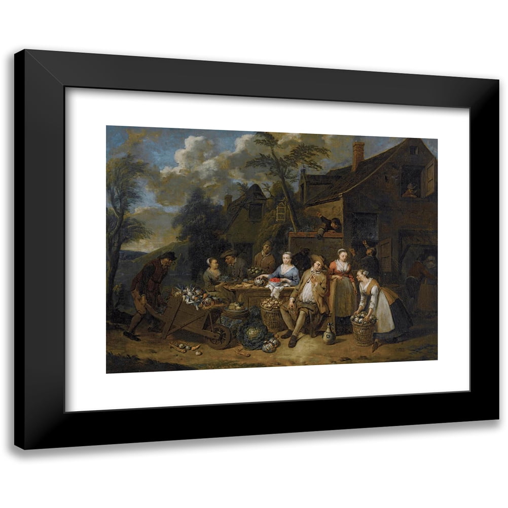Jan Baptist Lambrechts 24x19 Black Modern Framed Museum Art Print ...