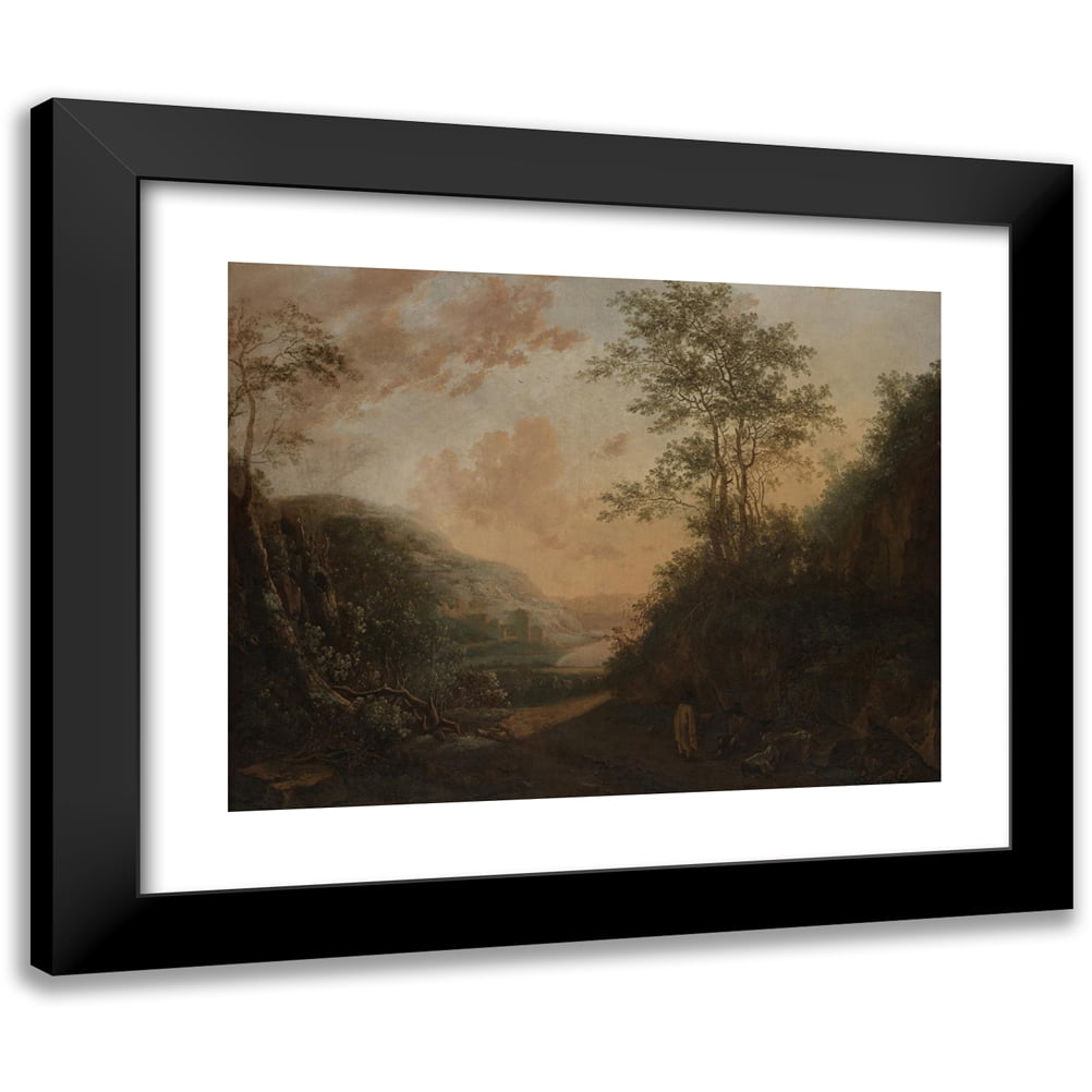 Jan Both 24x19 Black Modern Framed Museum Art Print Titled - Landscape ...