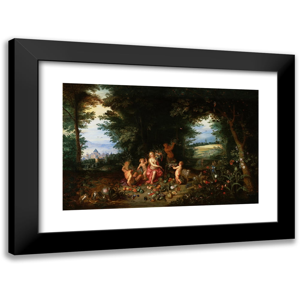 Jan Brueghel the Younger 18x13 Black Modern Framed Museum Art Print ...