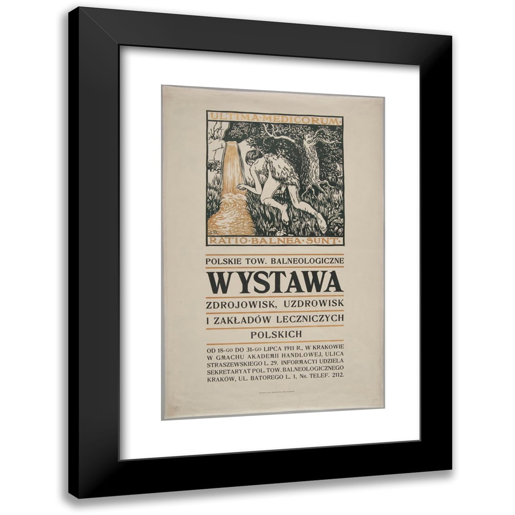 Jan Bukowski 11x14 Black Modern Framed Museum Art Print Titled ...