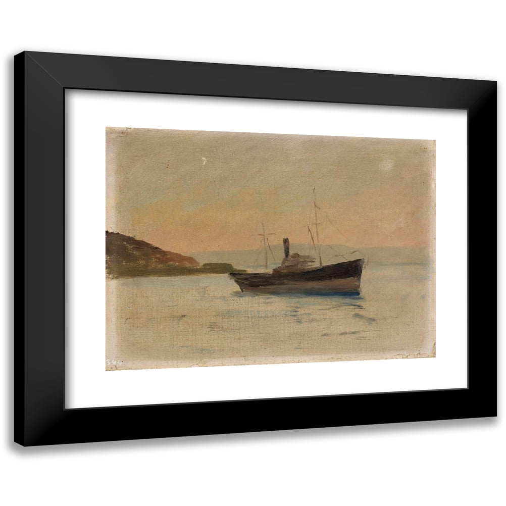 Jan Ciągliński 14x11 Black Modern Framed Museum Art Print Titled - Ship ...